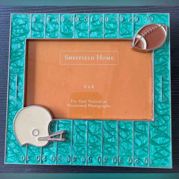 Sheffield Home | Accents | Football Themed Picture Frame For 4x6 Photo ...